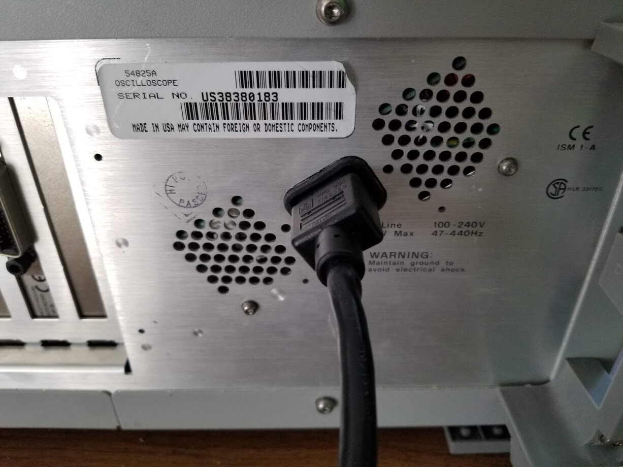 Hewlett Packard HP 54825A Infinium Oscilloscope 1.5GHz 8GSa/s | eBay