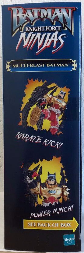 Batman Knight Force Ninjas Deluxe Multi-Blast Batman Kenner Karate Kick ...