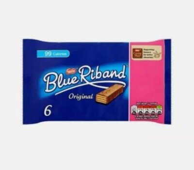 14 x Blue Riband 6 Pack x 19g - Price Marked £1 - Brand New - Fast ...