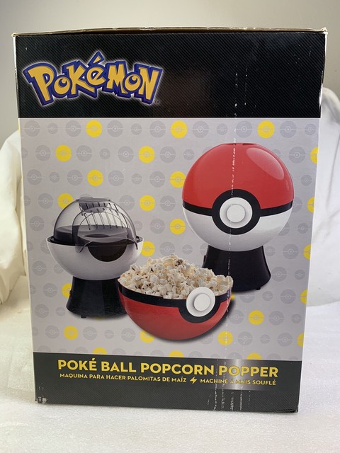 Pokemon Poke Ball Popcorn Popper - Hot Air Cooker Serving Bowl Butter ...
