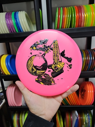 Infinite C-Blend Raze Pink 173-5g #2 Glow Approach Putter Disc golf | eBay