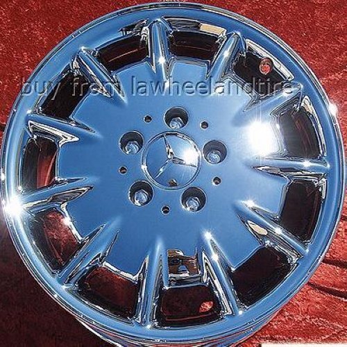 SET OF 4 CHROME 16" MERCEDES BENZ E320 E420 E430 E300D OEM WHEELS RIMS ...