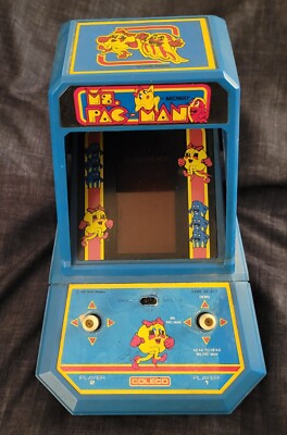 1981 Ms Pacman Table Top Arcade Coleco Bally Midway. | eBay