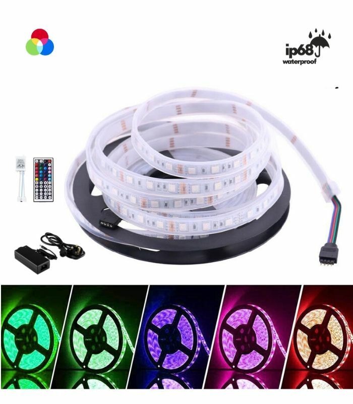 Nooelec 1m Addressable 24bit Rgb Led Strip Ip68 WS2813(WS2812B Update)