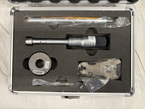 Silver 0_24" Three-Point Internal Micrometers Holtest Box Set | eBay
