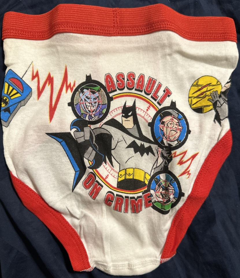 Vantage 1998 Fruit of The Loom Funpals Batman Boys Briefs Size 8 Pack ...