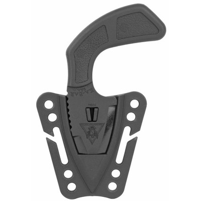 KABAR TDI Sharkbite Fixed Blade Knife Black Plain Sheath 2.6" Ultramid ...