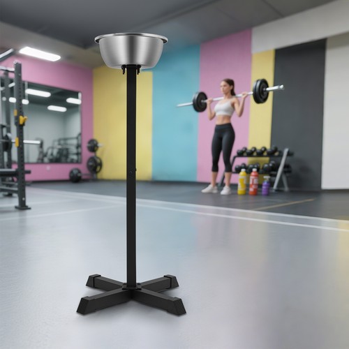 Portable Gym Chalk Stand,Freestanding Holder Gym Chalk Bowl, Steel ...