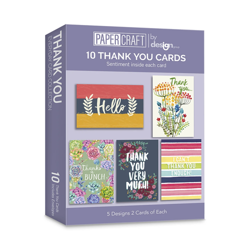 Value Pack Thank You Card Set (Style A) - 10ct. | eBay