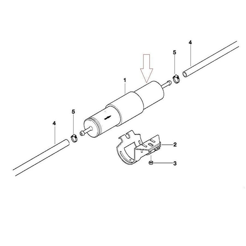 Fuel Filter 13321740985 For BMW E31 E36 E39 E46 318i 323i 525i 740i M3 ...