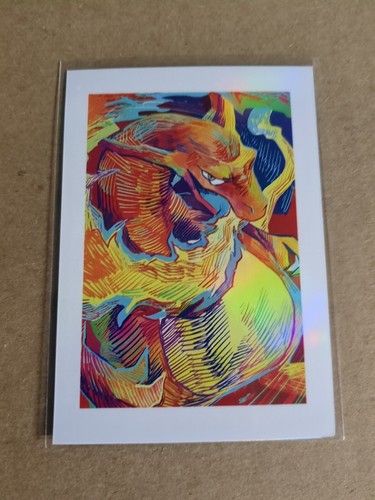Charizard Photo Album Sticker Card | eBay