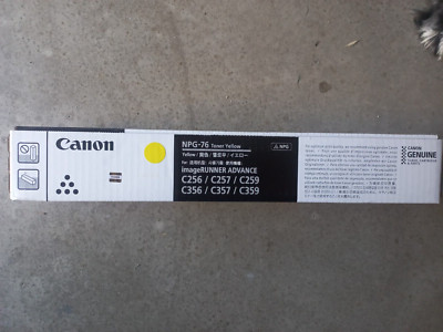 Canon NPG-76 YELLOW Toner Canon ImageRunner ADVANCE IR C 256 257 356 ...
