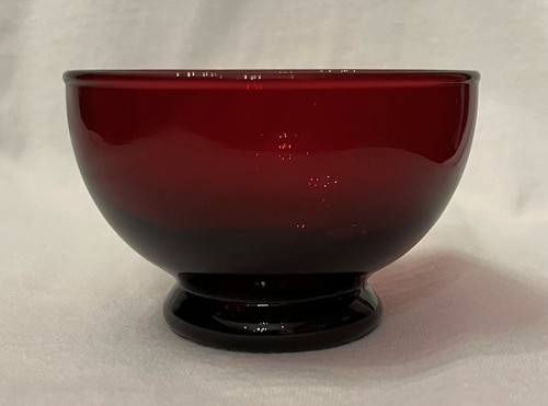 Six Anchor Hocking Royal Ruby Glass Baltic Sherbets | eBay