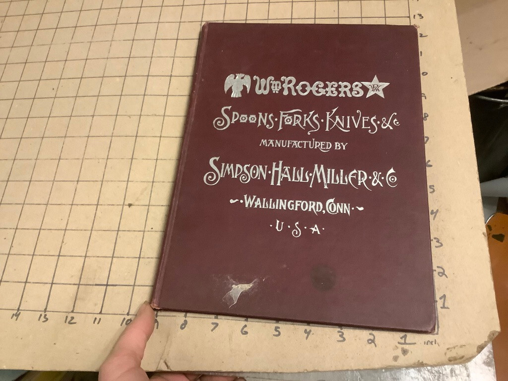 Wm Rogers SPOONS FORKS KNIVES simpson halls miller wallingford conn ...
