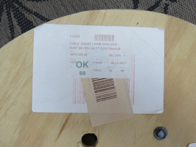 BELDEN 9873-250-60 Qty of 68 per Lot CABLE 20AWG 3 PAIR SHIELDED | eBay