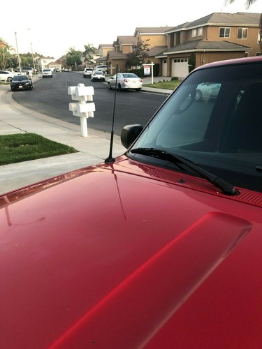 16" Black Antenna Mast Power Rod Radio AM/FM for FORD RANGER 1983-2011 ...