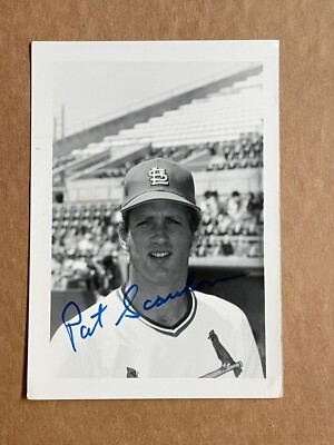 Pat Scanlon Cardinals Signed Baseball Photo | eBay