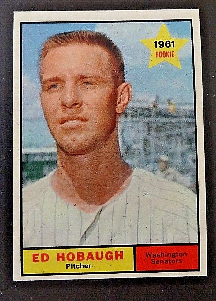 1961 Topps Baseball #129 Ed Hobaugh ROOKIE PACK FRESH! | eBay