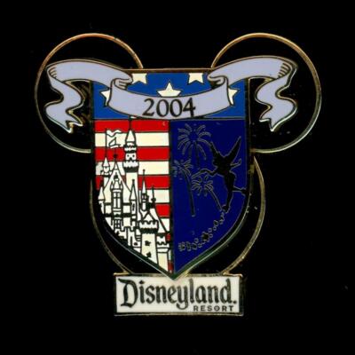 DLR Cast Exclusive Disneyland Patriotic Shield 2004 LE Disney Pin 31390 ...