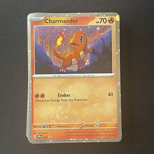 Charmander 047 English 151 Cosmos Holo Black Star Promo Pokemon Card ...