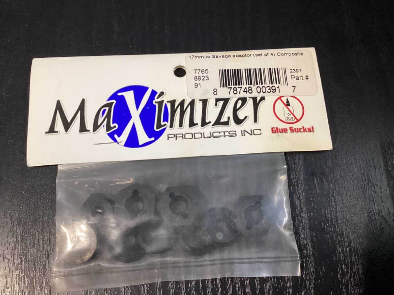 Hpi Savage Maximizer 17mm wheel adaptor composite new | eBay