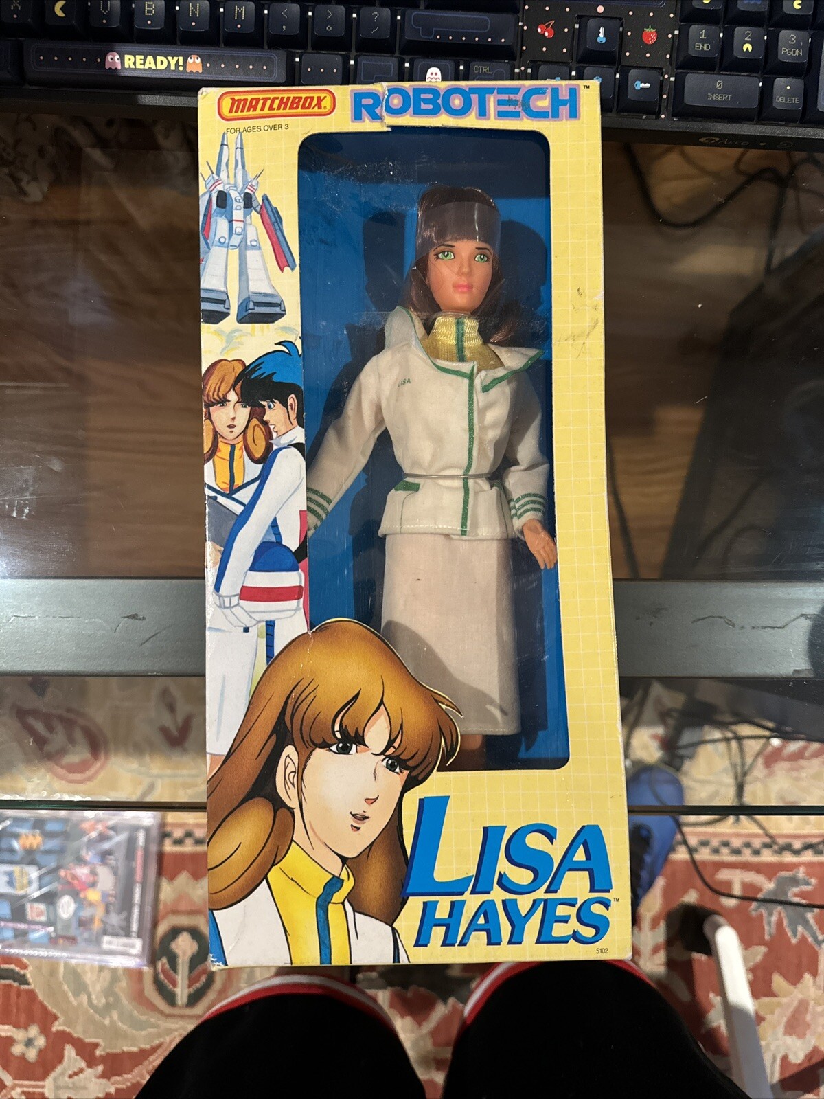 1985 Robotech Matchbox Lt Commander LISA HAYES 11 ½ inch Figure New In Box
