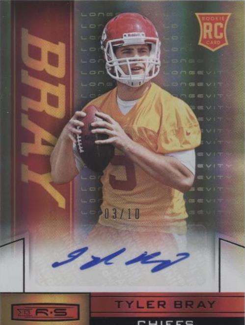 2013 Panini Rookies & Stars - Tyler Bray #193 Longevity Parallel Black ...