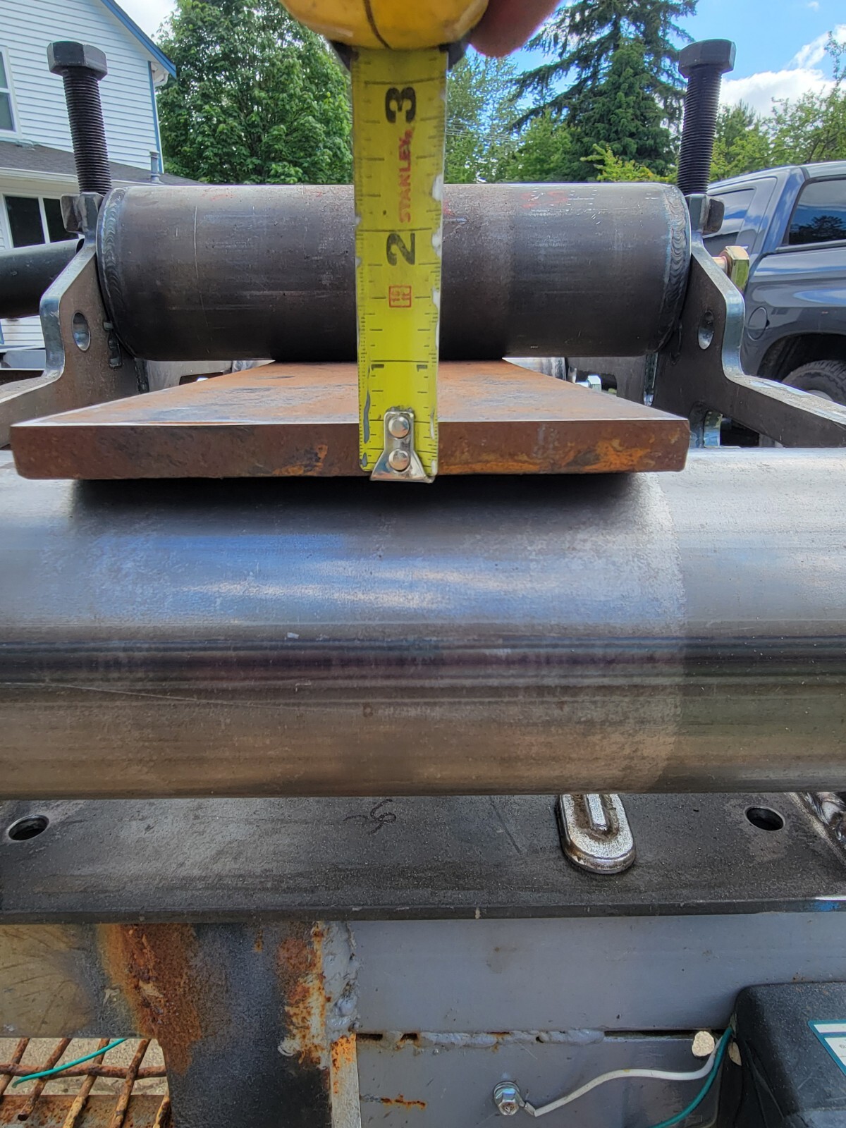 Heavy Duty Steel Bar Roller For 5/8 1/2 3/8 Thick Slip Roll Metal 12 ...