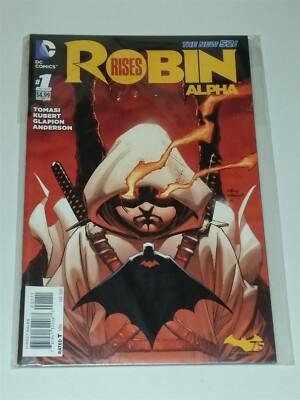 ROBIN RISES ALPHA #1 NM+ (9.6 OR BETTER) FEBRUARY 2015 DC NEW 52 COMICS ...