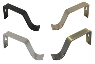 Bay Curtain Pole Passing Brackets For 28mm Bay Window Rod Set Of 3 ...