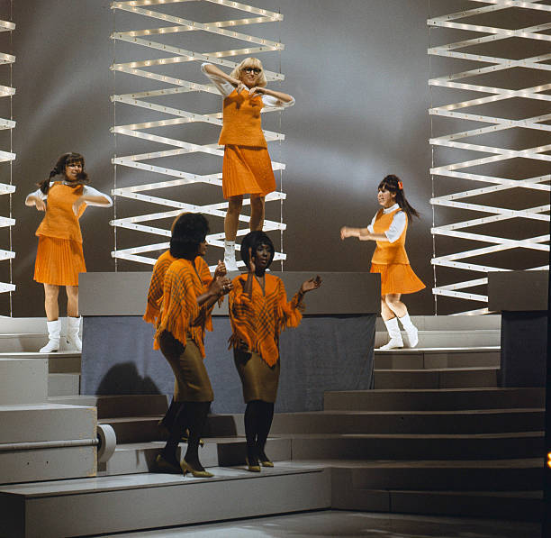 The Blossoms With The Shindig Dancers 1965 Shindig Tv Show Old Photo | eBay