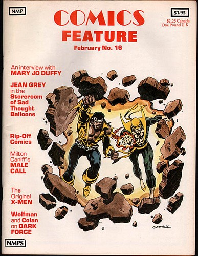 comics fanzine: COMICS FEATURE #16, February 1982 in excellent ...