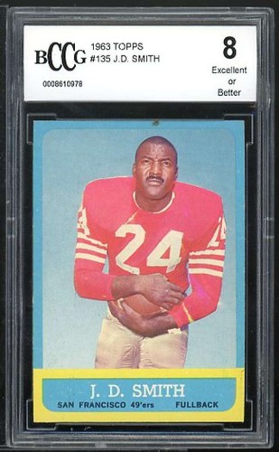 J.D. Smith Card 1963 Topps #135 BGS BCCG 8 | eBay