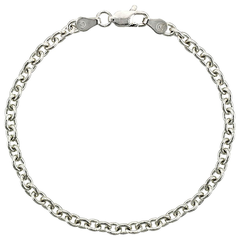 0.9mm to 6mm Sterling Silver Italian Classic Cable Chain Necklace or ...