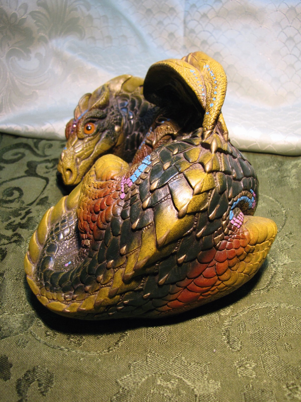 WINDSTONE EDITIONS PENA 1985 DRAGON LAYING DOWN 9" LONG | eBay