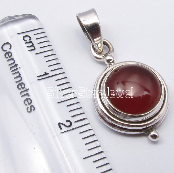 FLASH SALE OFFER | 925 Silver SIMPLE Pendant Real Gemstone Traditional ...