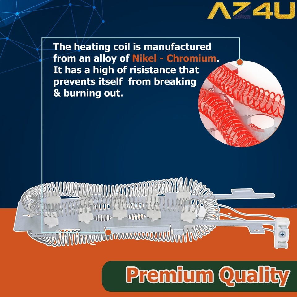 8544771 Dryer Heater Heating Element for Whirlpool Kenmore WP8544771 1 ...