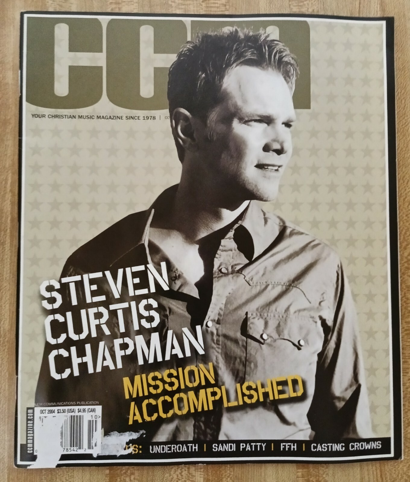 CCM Magazine Oct 2004 Steven Curtis Chapman Casting Crowns Sandi Patty ...