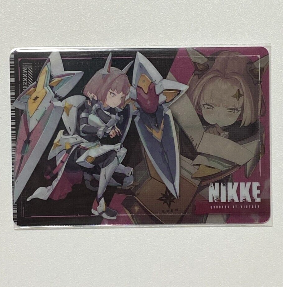Goddess of Victory Nikke Metallic Pass Collection Card NOAH Bandai ...