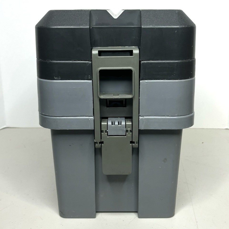 Vintage Craftsman Tool Box Plastic Portable Stackable 2 Trays Compact ...