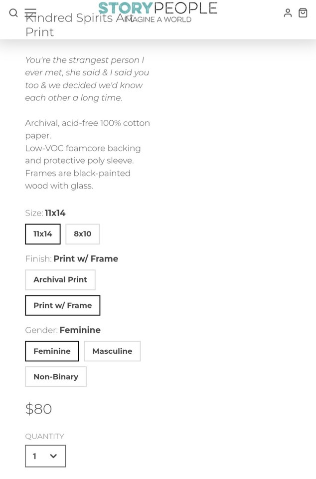 "Kindred Spirit" 1997 - By Brian Andreas Professionally Framed Art ...