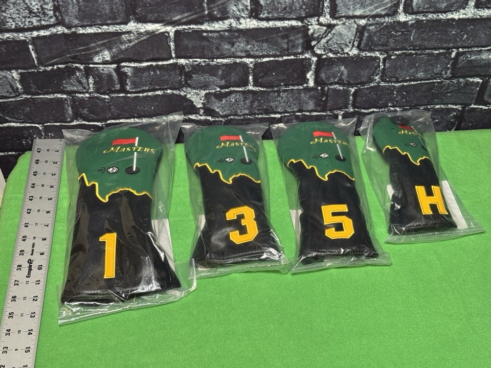 Masters Headcover 4-piece Set (Green/Black) ***NEW*** | eBay