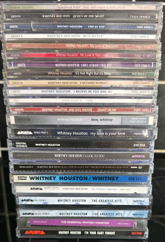 Whitney Houston CD Bundle albums & singles x22 | eBay