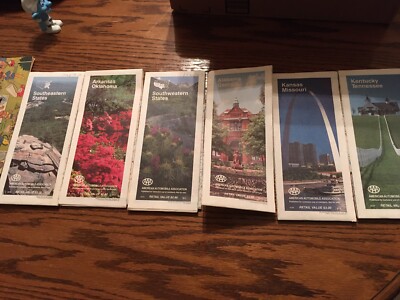 AAA 1990’s MAPS LOT 6 TOTAL | eBay