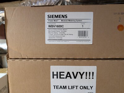 Siemens Power Mod Single Phase 600A 85k NEMA3R/SE Rated Main Module ...