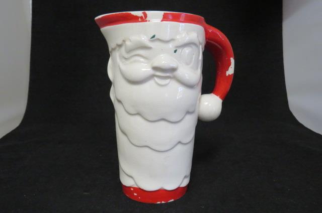 RARE 1959 Holt Howard Winking SANTA CLAUS Christmas PITCHER Vintage ...