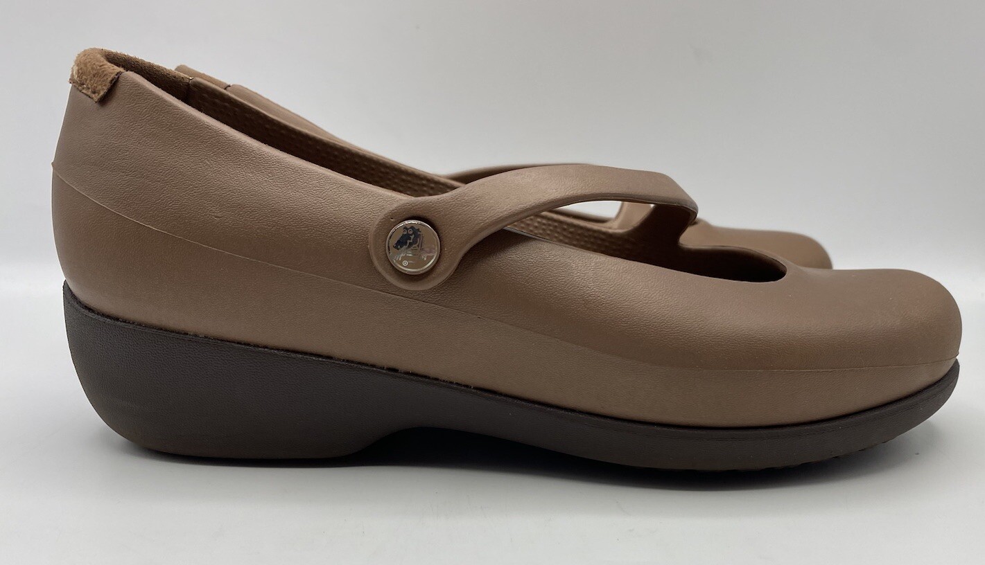 CROCS Croslite Mary Janes Comfort Shoes Women’s 8 Mil… - Gem