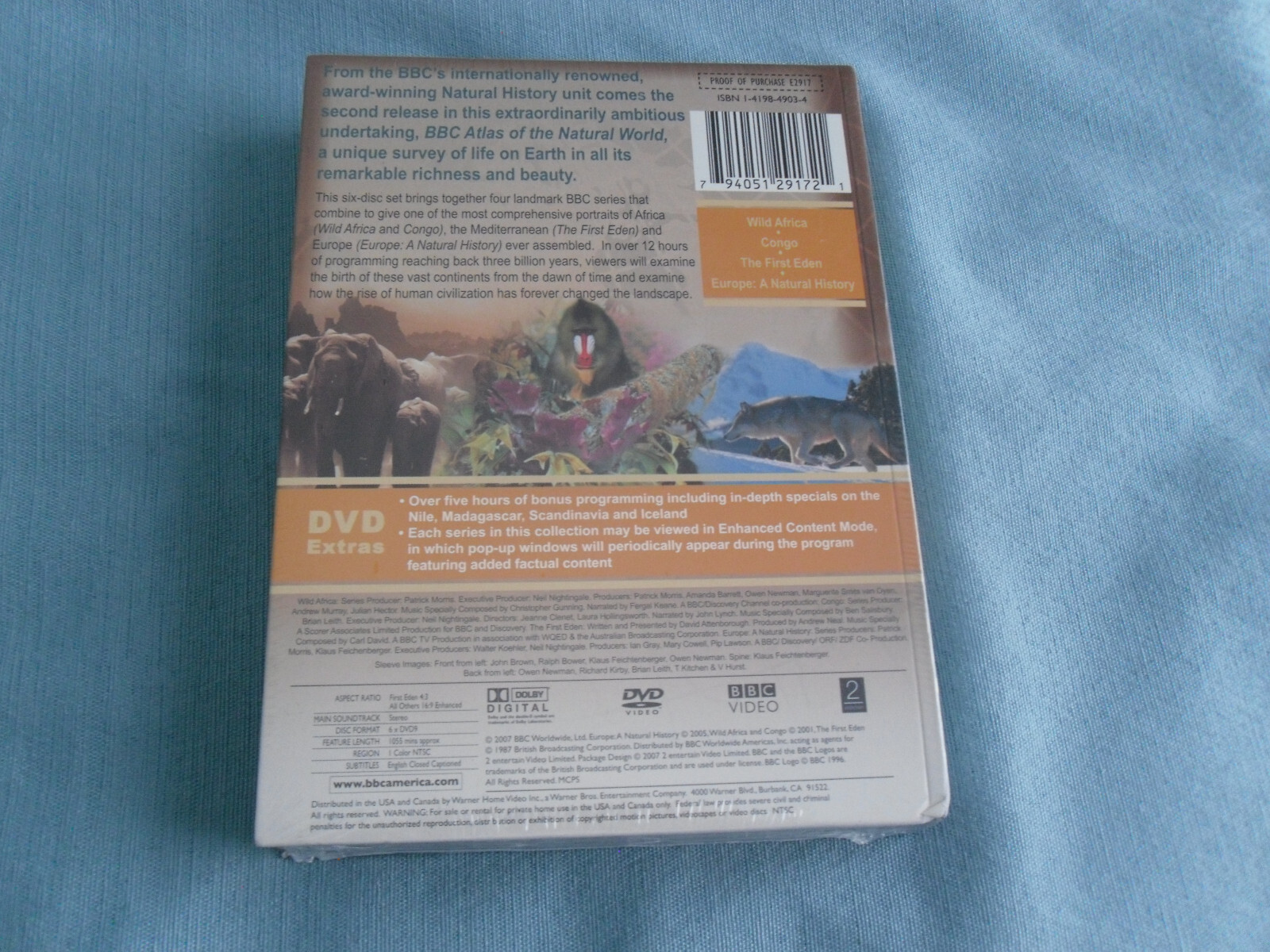 BBC Atlas of the Natural World - Africa/Europe (DVD, 2007, 6-Disc Set ...