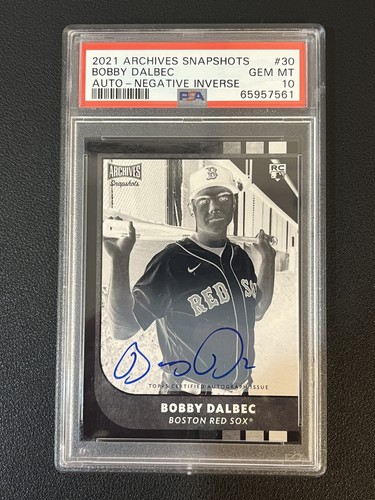 2021 Topps Archives Snapshots - Bobby Dalbec #30 Negative Inverse ...