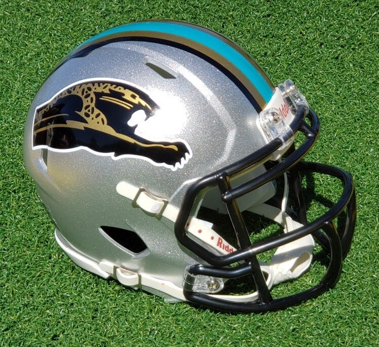JACKSONVILLE JAGUARS PROTOTYPE HALF-BODY JAG FOOTBALL MINI HELMET | eBay